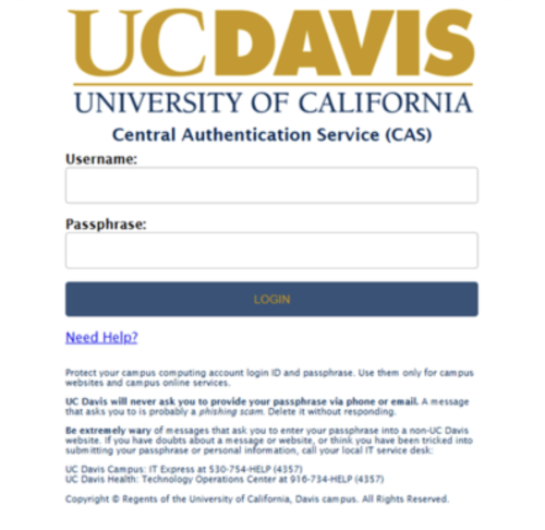 UC Davis Canvas Login Changes Coming 12/1 | UC Davis IET